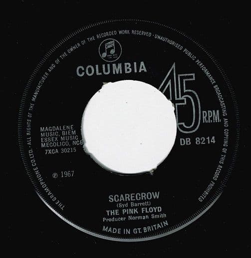 PINK FLOYD See Emily Play Vinyl Record 7 Inch Columbia 1967