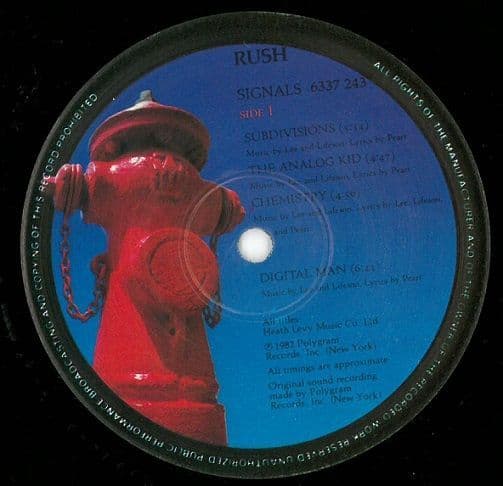RUSH Signals Vinyl Record LP Mercury 1982