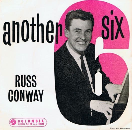 RUSS CONWAY Another Six EP 7" Single Vinyl Record 45rpm Columbia 1959