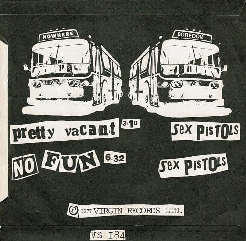 Sex Pistols Pretty Vacant Vinyl Record 7 Inch Virgin 1977