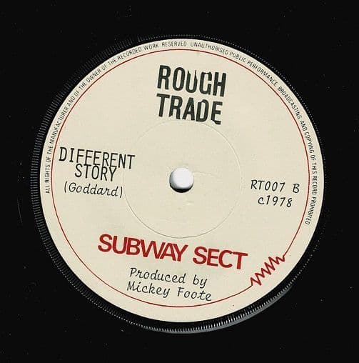 SUBWAY SECT Ambition Vinyl Record 7 Inch Rough Trade 1978