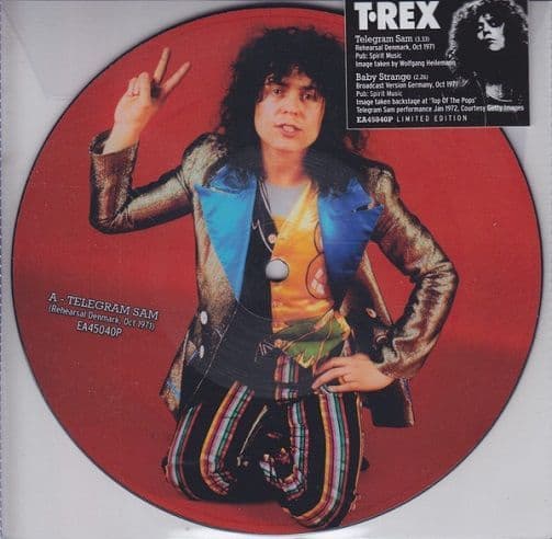 T REX Telegram Sam Vinyl Record 7 Inch Easy Action 2019 Picture Disc