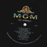 THE ANIMALS The Animals Vinyl Record LP US MGM 1964
