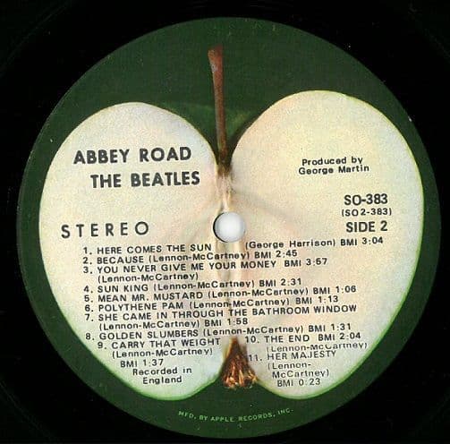 THE BEATLES Abbey Road Vinyl Record LP US Apple 1969