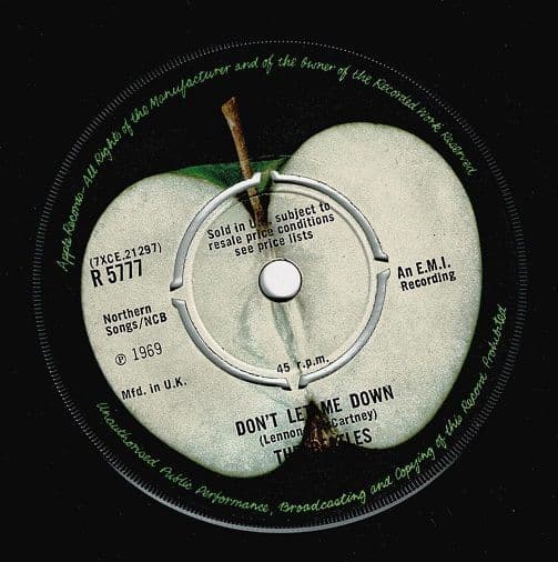 THE BEATLES Get Back Vinyl Record 7 Inch Apple 1969