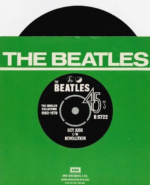 THE BEATLES Hey Jude Vinyl Record 7 Inch Apple 1976