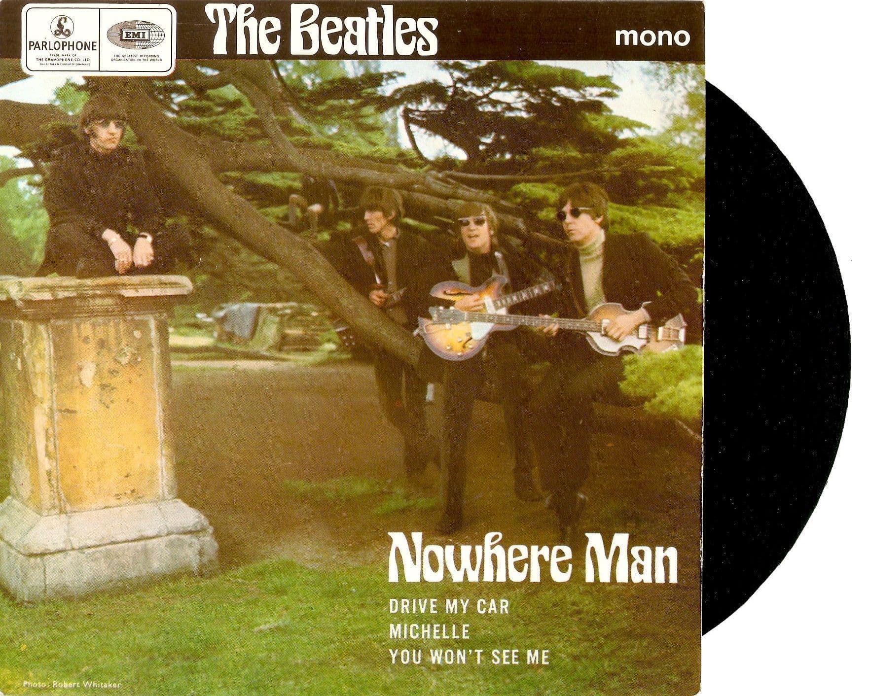 THE BEATLES Nowhere Man EP Vinyl Record 7 Inch Parlophone