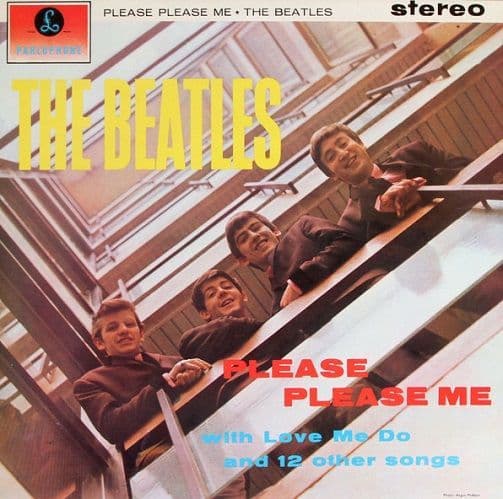 THE BEATLES Please Please Me Vinyl Record LP Parlophone 1976