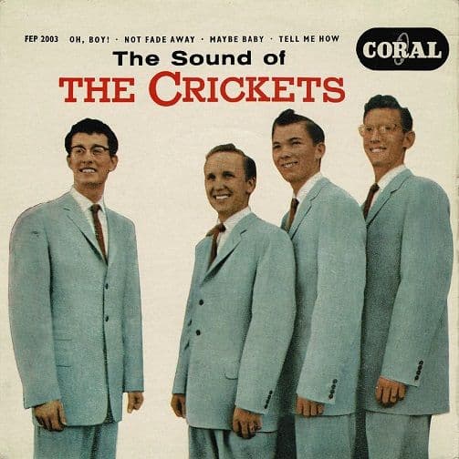 THE CRICKETS The Sound Of The Crickets EP Vinyl Record 7 Inch Coral 1963