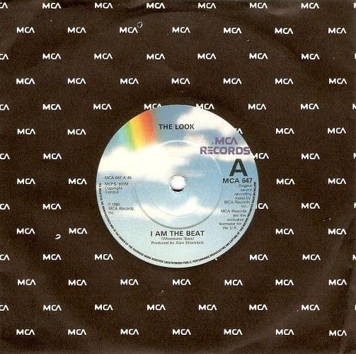 THE LOOK I Am The Beat Vinyl Record 7 Inch MCA 1980