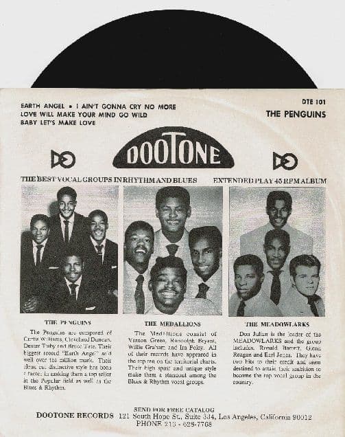 THE PENGUINS The Penguins EP Vinyl Record 7 Inch US Dootone