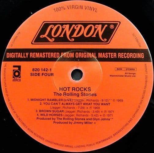 The Rolling Stones Hot Rocks 1964-1971 Vinyl LP | Planet Earth Records