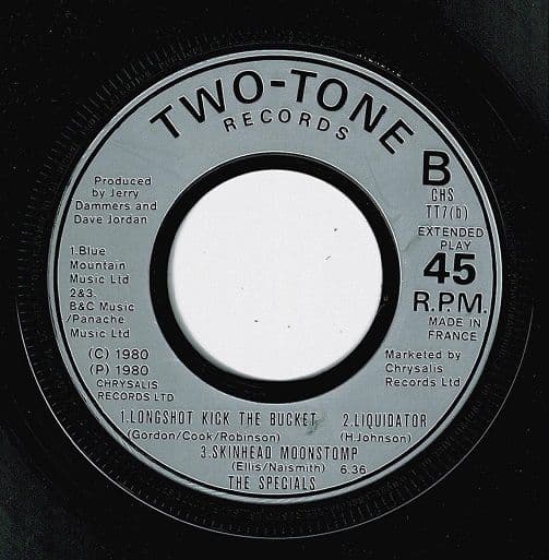 THE SPECIALS THE SPECIAL AKA Too Much Too Young EP Vinyl Record 7 Inch ...