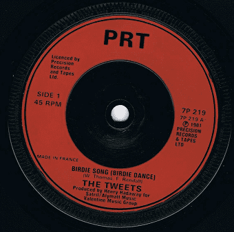THE TWEETS Birdie Song Birdie Dance 7" Single Vinyl Record 45rpm French ...