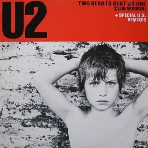 U2 Two Hearts Beat As One Vinyl Record 12 Inch Island 1983