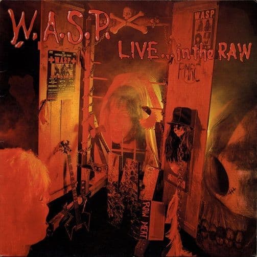 W A S P WASP Live In The Raw Vinyl Record LP Capitol 1987