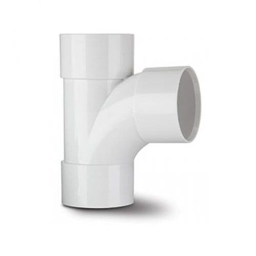 1 1/2 inch - 40mm Solvent Weld Swept Tee - Plumbers Mate Ltd
