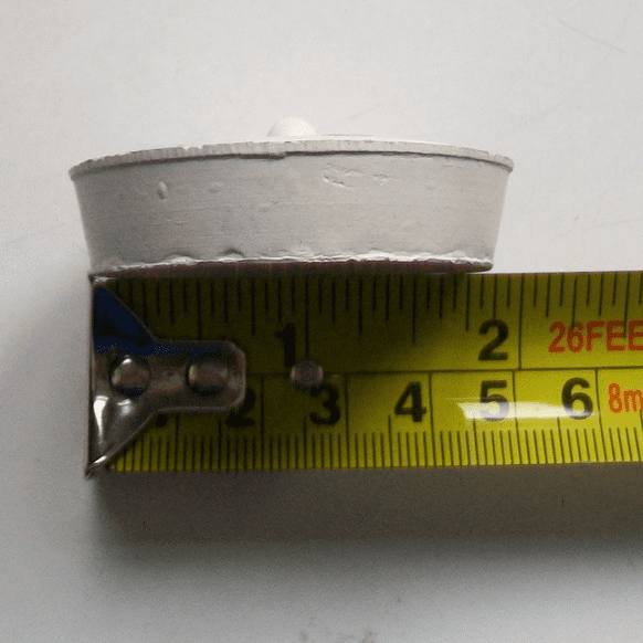 1 7/8 inch Large White Rubber Plug - 74000330 - Plumbers Mate Ltd