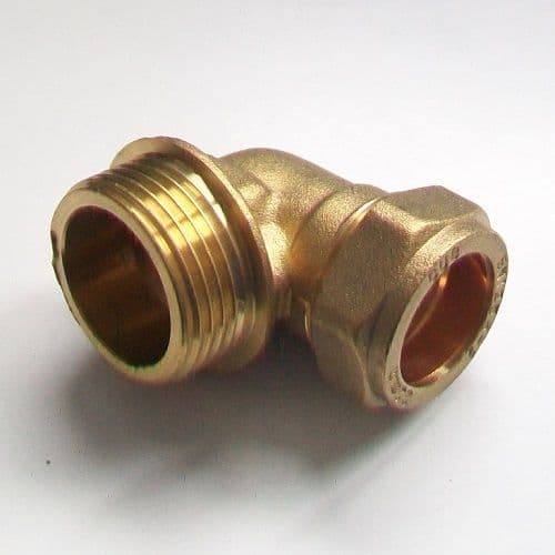 22mm - 1 inch Compression Bent Male Iron to Copper - 2445220A ...
