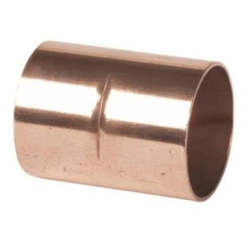 35mm Copper End Feed Coupling - 26013500 - Plumbers Mate Ltd