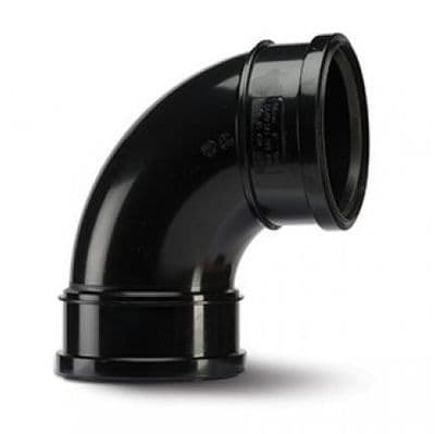 4 inch / 110mm Soil Pipe Double Socket Bend - Black - 43BSB417 ...