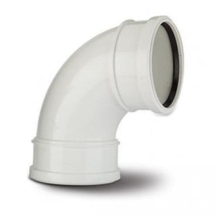 4 inch / 110mm Soil Pipe Double Socket Bend - White - 47BSB417 ...