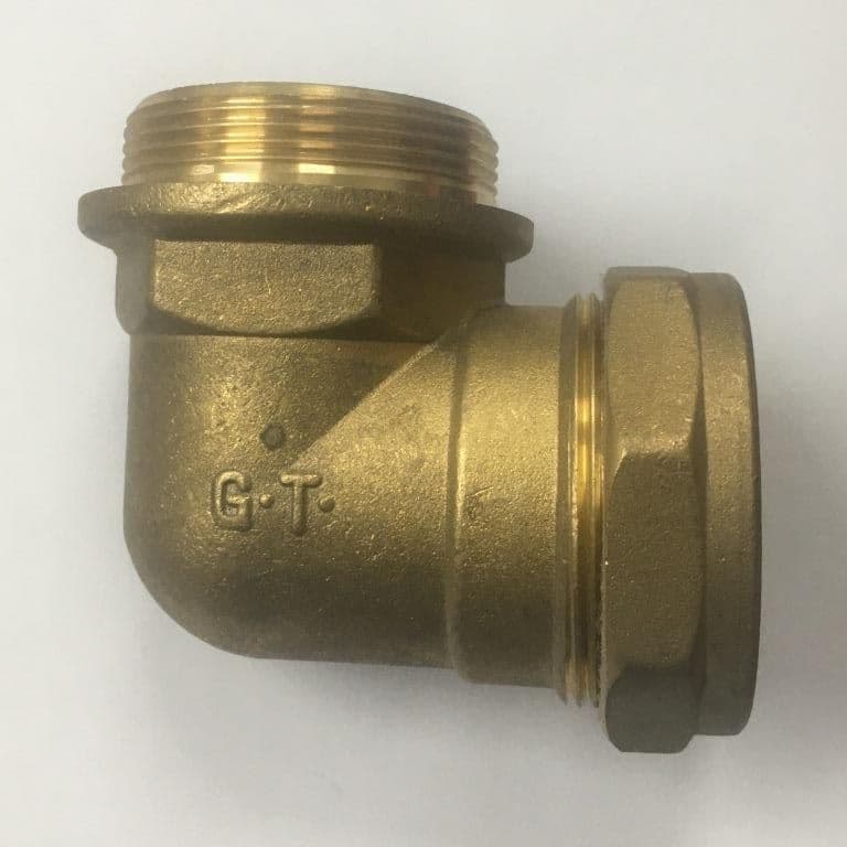 54mm - 2in Compression Bent Male Iron to Copper - 24455400 - Plumbers ...