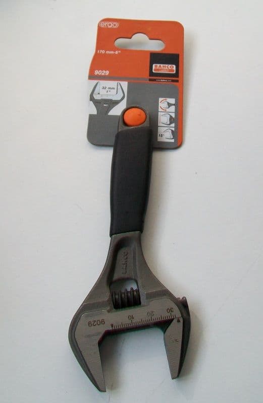 Bahco Professional Adjustable Plumbing Wrench 32mm 1inch - 64002482 ...