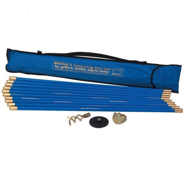 Bailey Blue Professional Universal Drain Rod Set - 65002052 - Plumbers ...