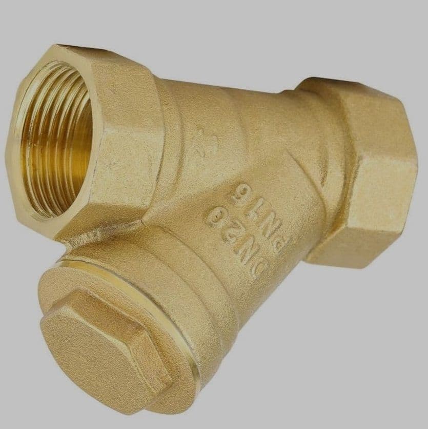 Brass 3/4 inch BSP Female Threaded Y Filter Strainer - 07001820 - Plumbers Mate Ltd