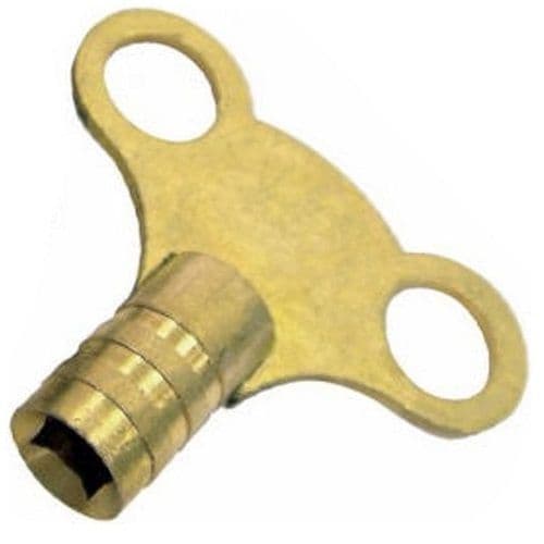 Brass Clockwork Key Type Radiator Bleeding Key - 07000041 - Plumbers ...