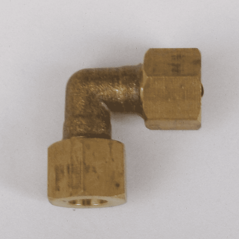 Brass Compression 8mm Microbore Elbow - 24440800 - Plumbers Mate Ltd
