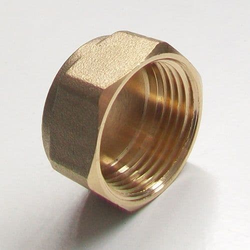 Brass Foundry - Female Thread Cap 3/4 inch BSP- 07000480 - Plumbers ...