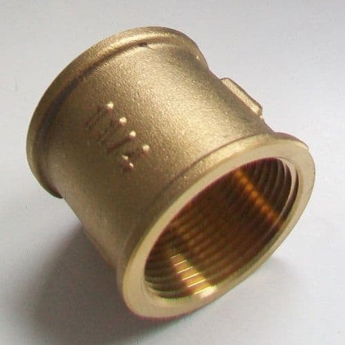 Brass Foundry - Female Threaded Socket 1 1/4 inch - 07002510 - Plumbers ...