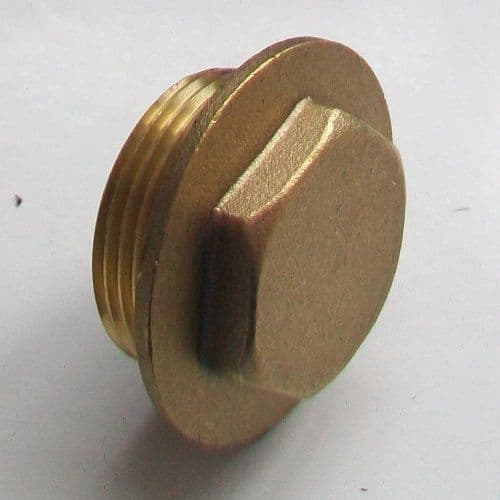 Brass Foundry - Male Threaded Plug 1 1/4 inch - 07000640