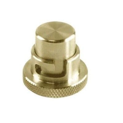 Brass Gas Bayonet Socket Blanking Plug - 07000981 - Plumbers Mate Ltd