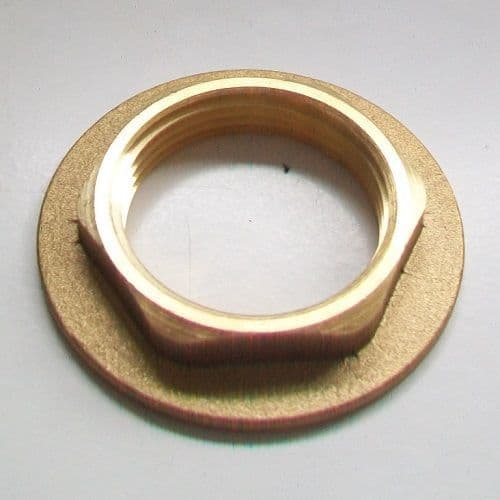Brass Wide Flange Basin Back Nut 1 1/4 inch BSP - 07000320 - Plumbers ...