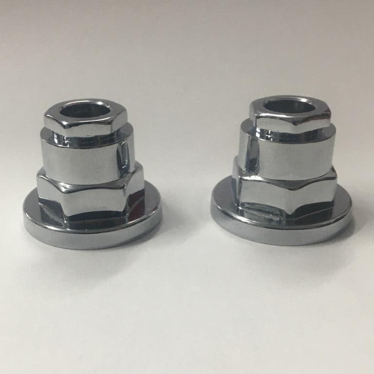 Bristan / Heritage Under Handle Tap Shrouds Chrome Pair - 07000902