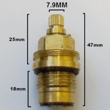 Capri 24 Spline Washered Tap Head Work Valve - 62003092
