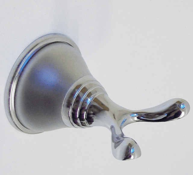 Chancery Chrome / Satin Double Robe Hook - 01037100 - Plumbers Mate Ltd