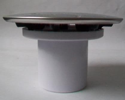 Chrome Domed 90mm Shower Waste Cover - 74000706 - Plumbers Mate Ltd