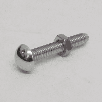 Chrome Domed Chain Hole Blank Stopper - 74000481