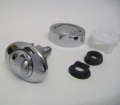 Chrome Dual Flush Cable Operated Push Button - 08001278 - Plumbers Mate Ltd