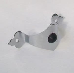Chrome High Level Flush Pipe Wall Bracket with Buffer - 08001353 ...