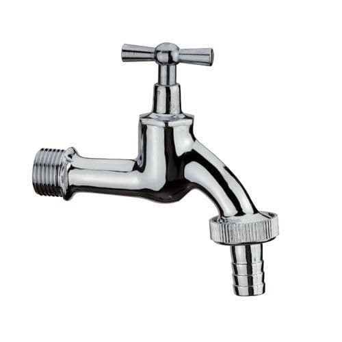 Chrome Plated Hose Union Bib Tap 1/2 - 58093070 - Plumbers Mate Ltd