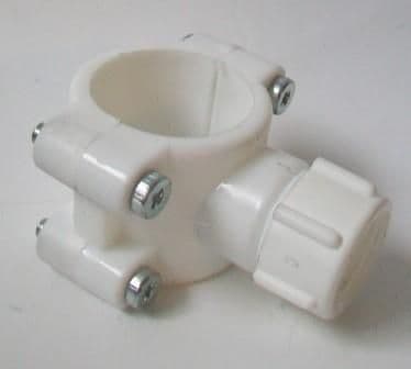 Cistern Overflow Flush Pipe Saddle Clamp Connector