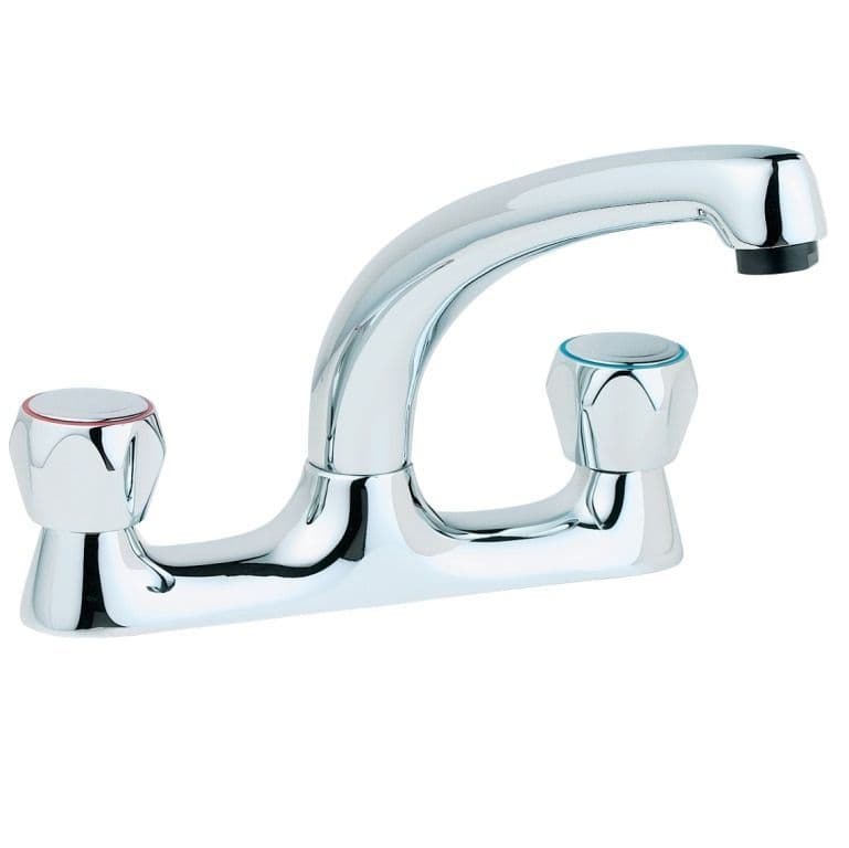 Contract 2 Tap Hole Kitchen Sink Deck Mixer Tap - 58000027 - Plumbers ...