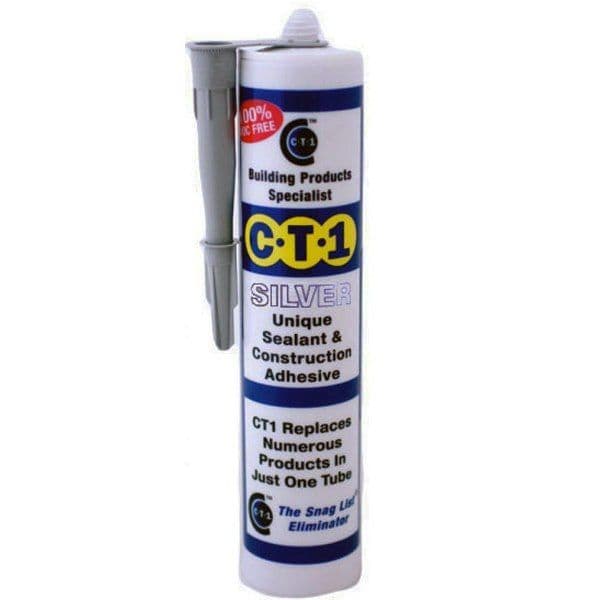 CT1 Sealant and Adhesive Silver - 54002005 - Plumbers Mate Ltd