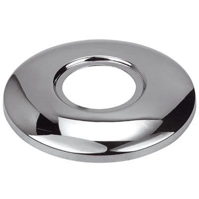 Curved Chrome Plated Brass Wall Flange Shroud 1/2 - 74000256 - Plumbers ...
