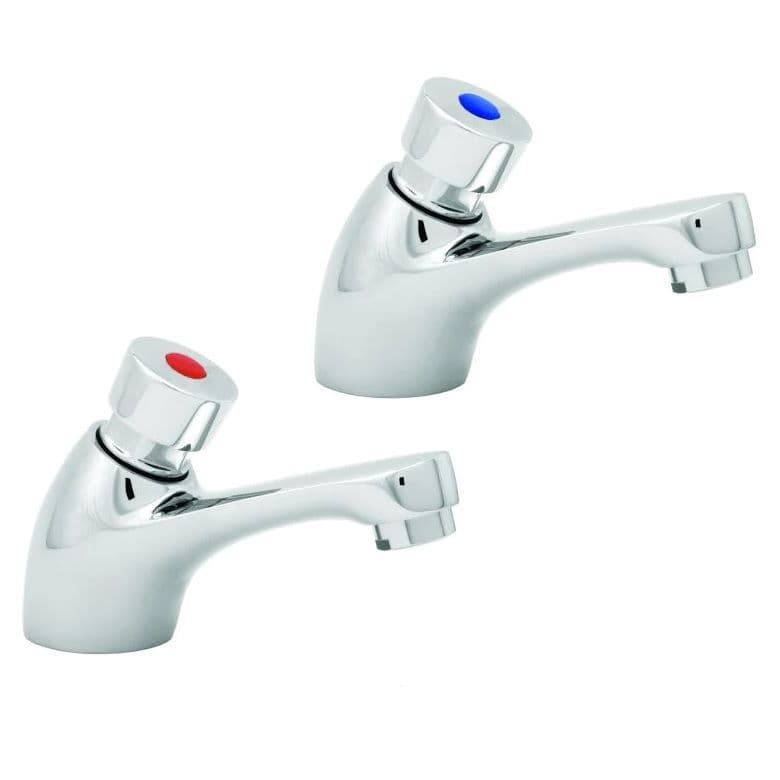 Deva NCT Non Concussive / Self Closing Basin Taps - 58CE12CP - Plumbers ...